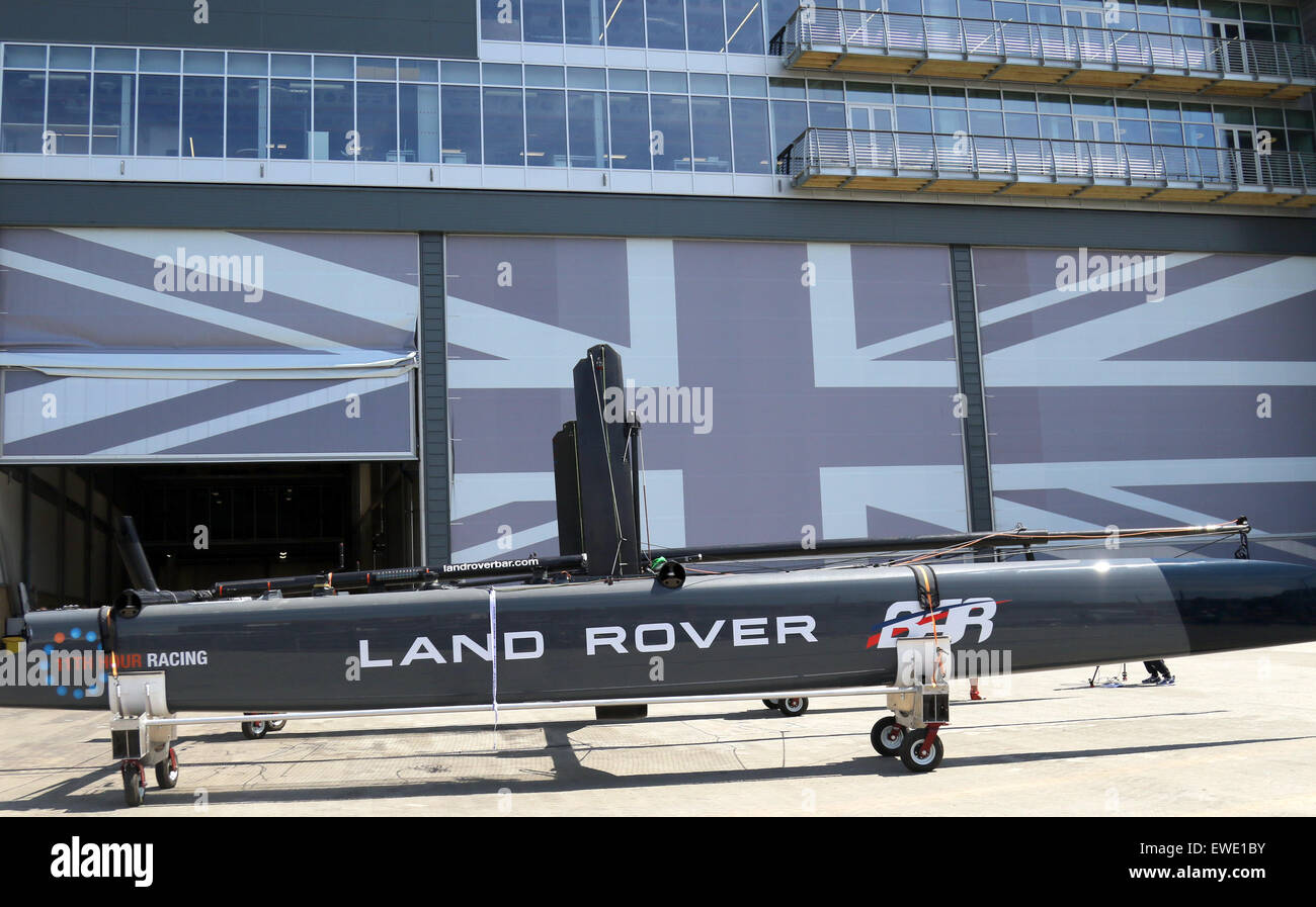 Southsea,Hampshire Wednesday June 24 GV of the Landover Sponsorship ...
