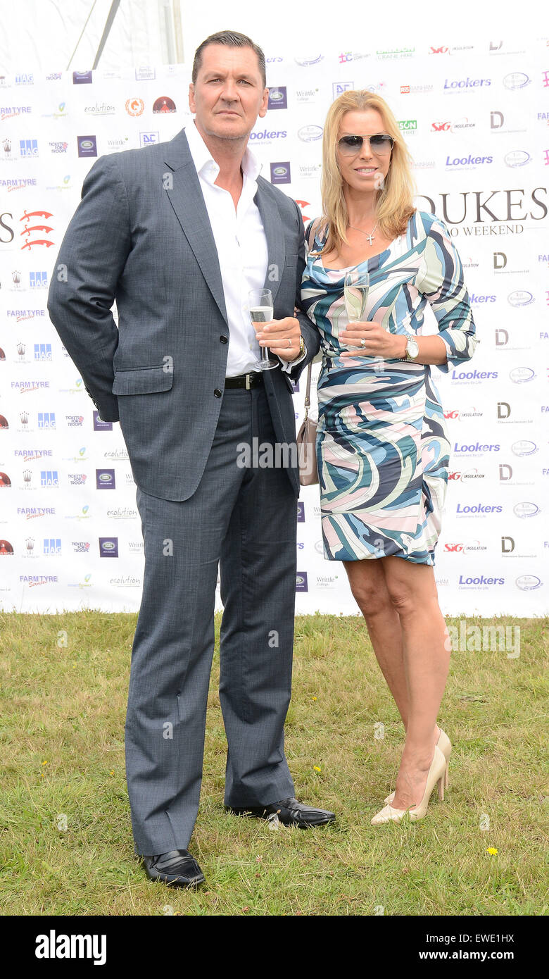 Chelmsford, Essex. 120714. Craig Fairbrass and Elke Fairbrass at the ...