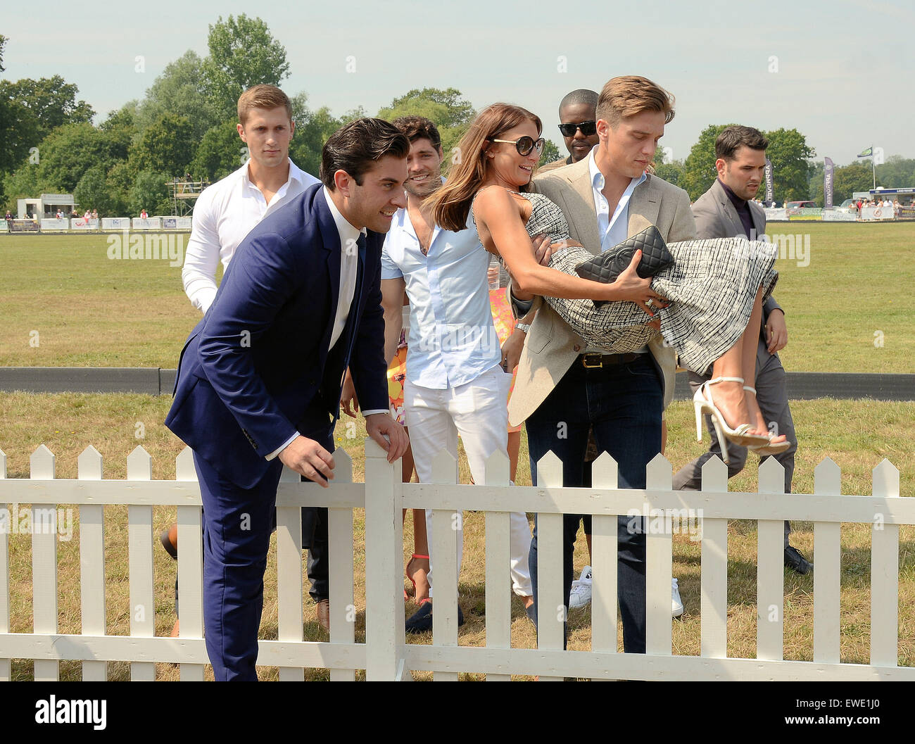 Chelmsford, Essex. 120714. Dan Osborne, James Argent, Fran Parman ...