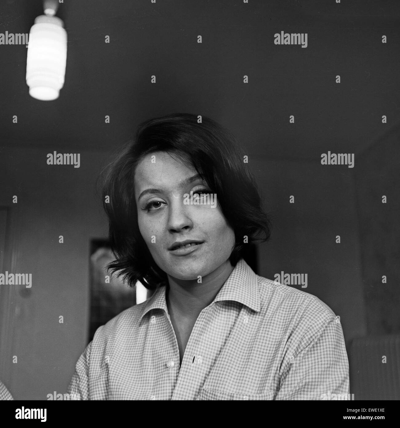 Schauspielerin Melanie Nieuwdonk in Hamburg, Deutschland 1960er Jahre ...