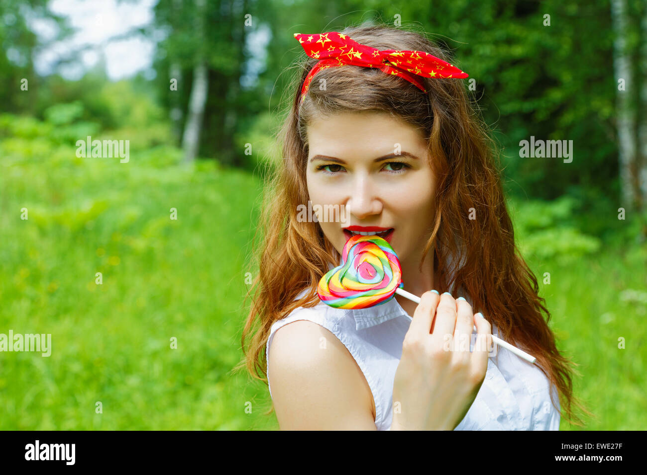Lollipop trees hi-res stock photography and images - Alamy