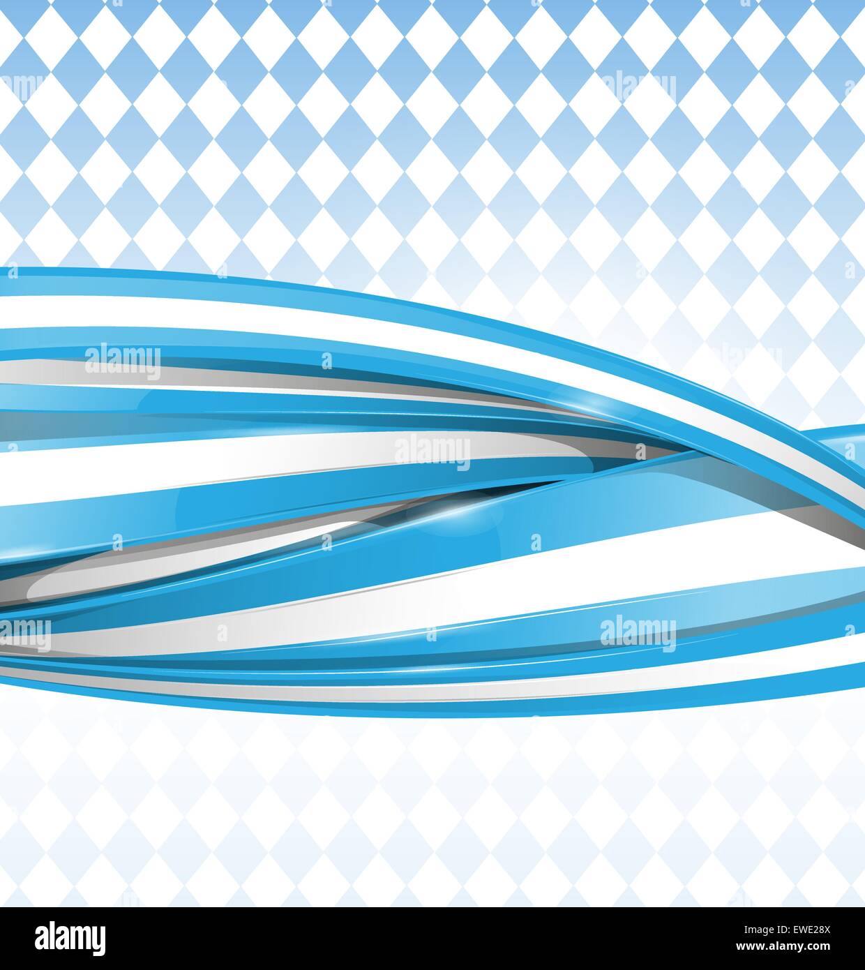 Blue stripe ribbon Stock Vector Images - Alamy