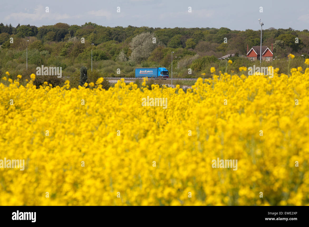Blue lorry hi-res stock photography and images - Alamy