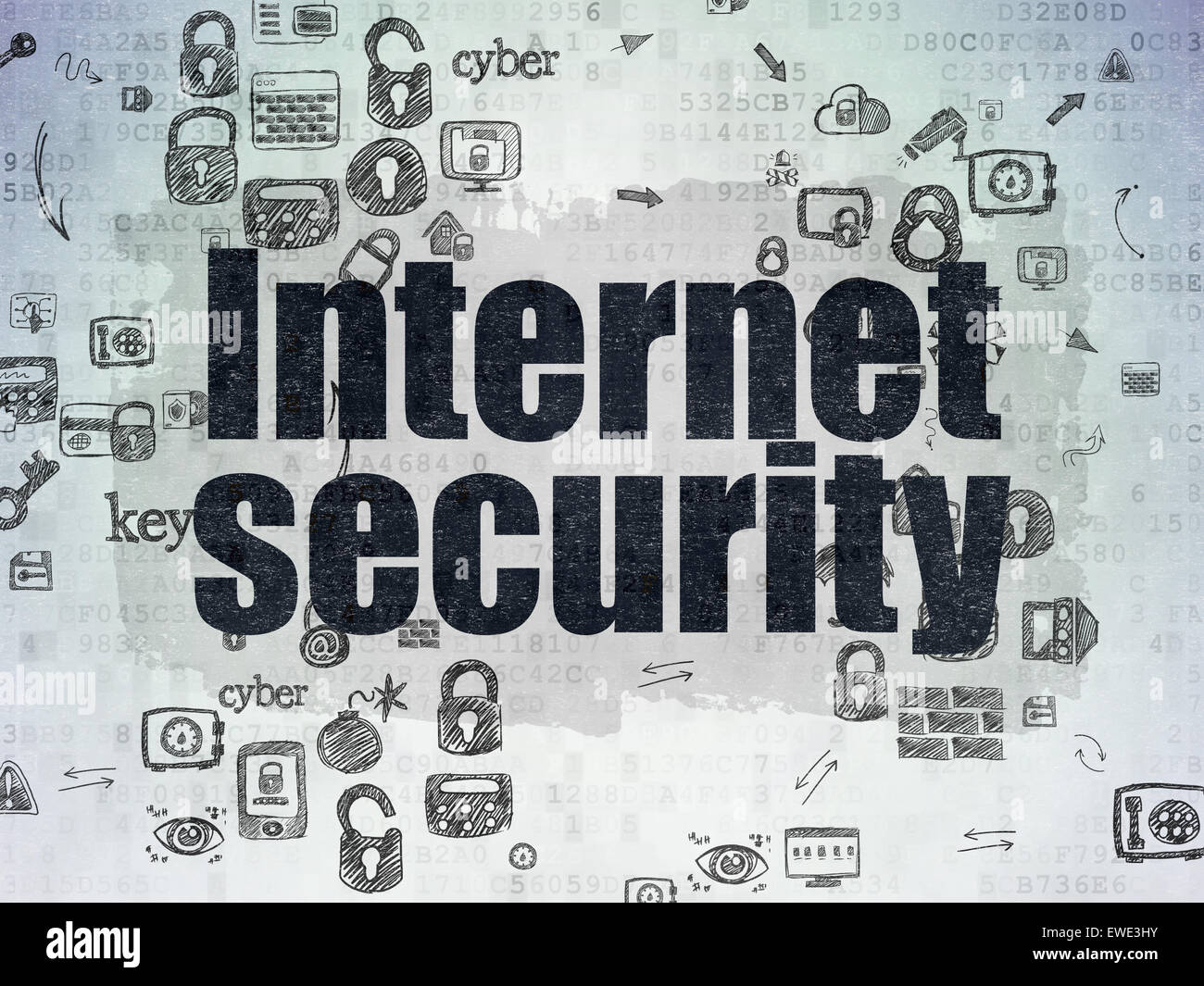 Protection concept: Internet Security on Digital Paper Stock Photo - Alamy