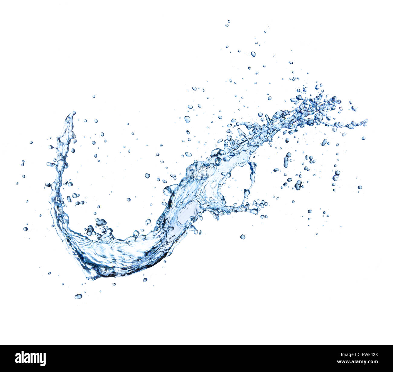 Stylish water splash Cut Out Stock Images & Pictures - Alamy