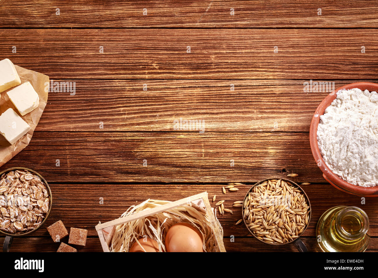 Everything you need for a great baking Stock Photo - Alamy