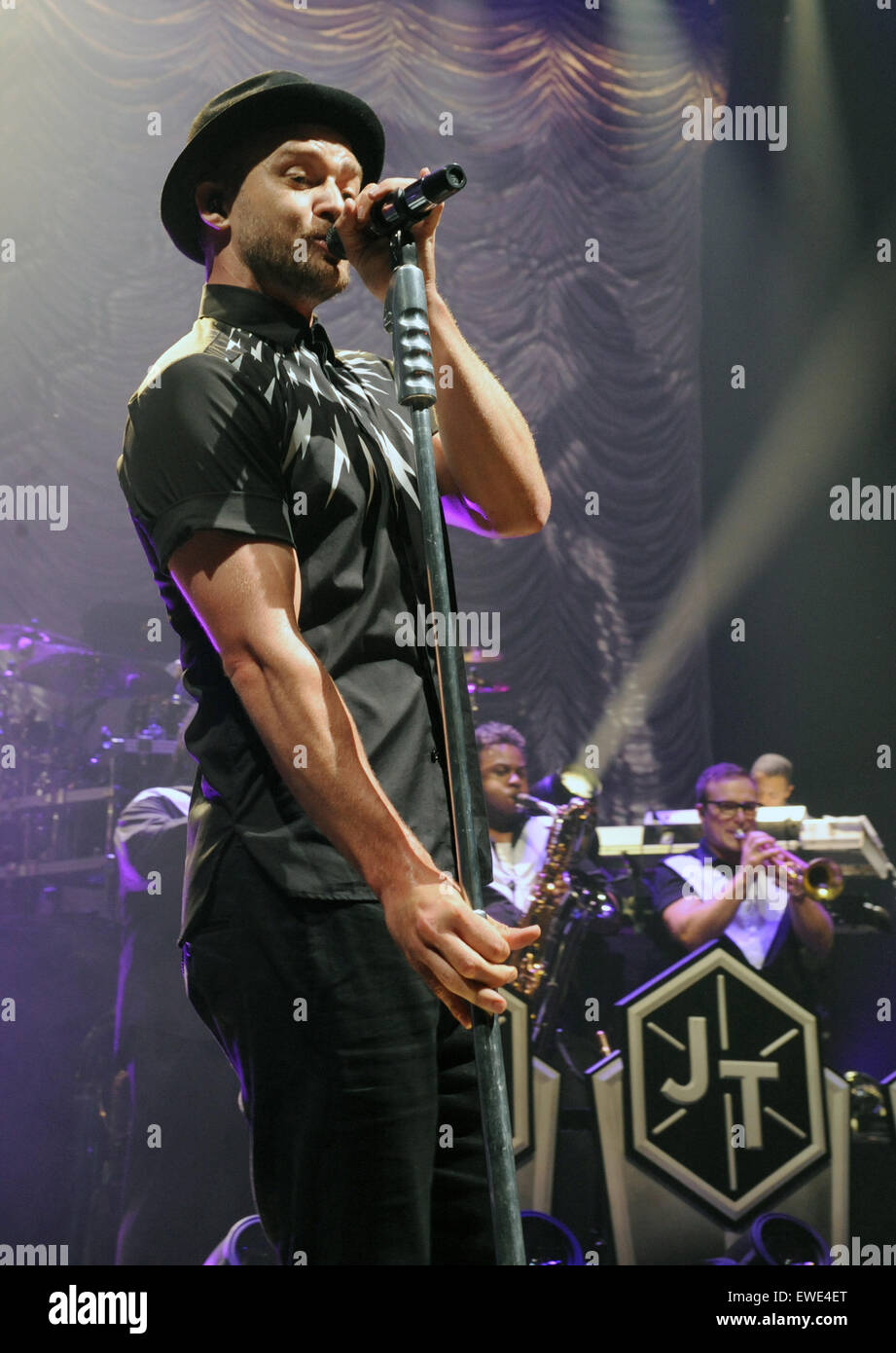 New York City, NY. USA. Justin Timberlake performs during an exclusive ...