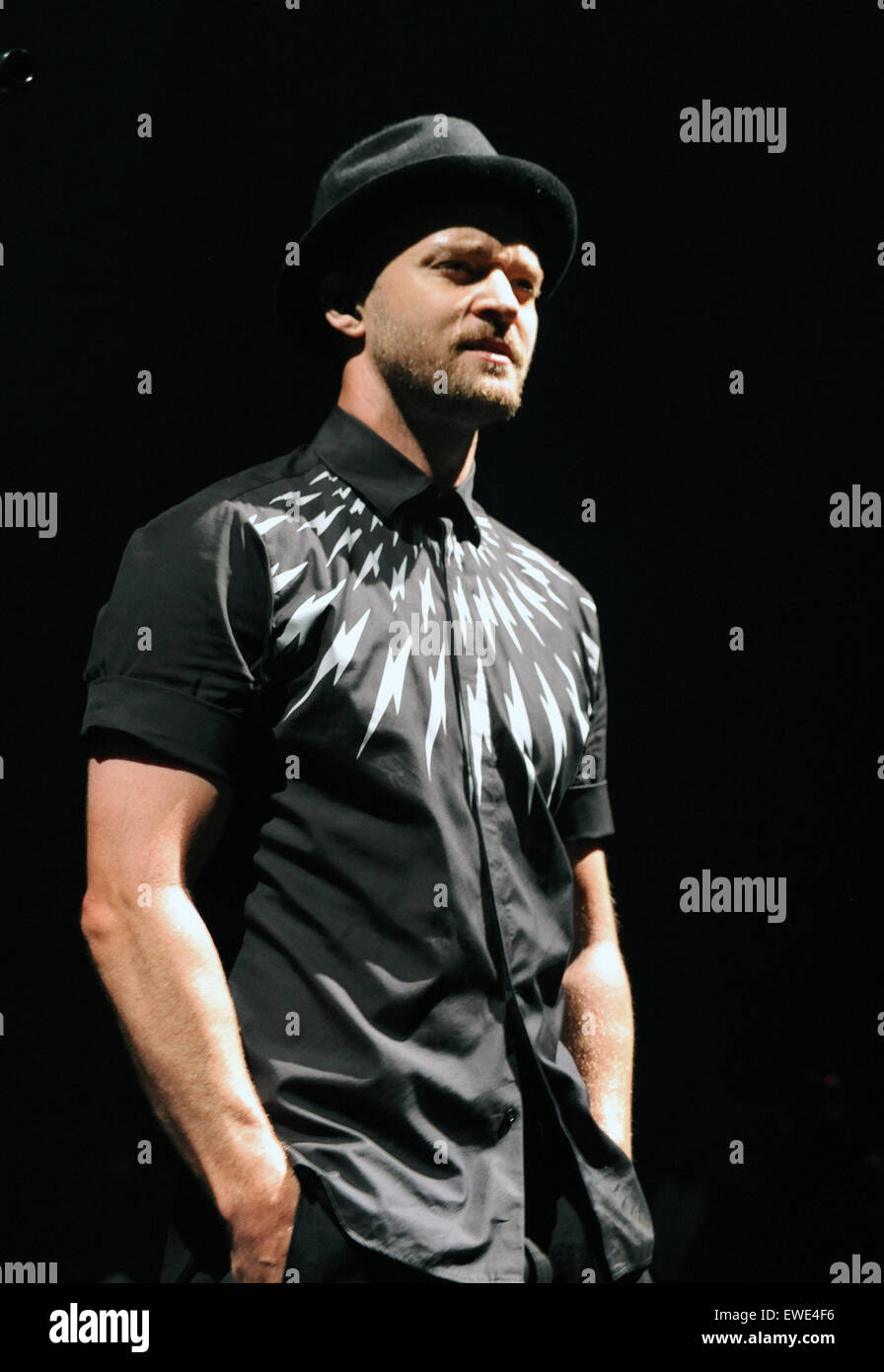 New York City, NY. USA. Justin Timberlake performs during an exclusive ...
