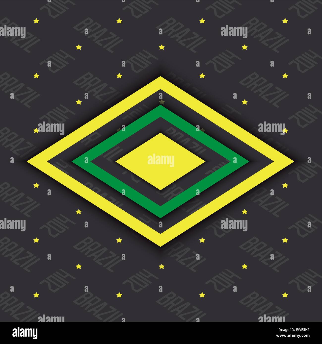 Brazil 2014 Stock Vector Images - Alamy