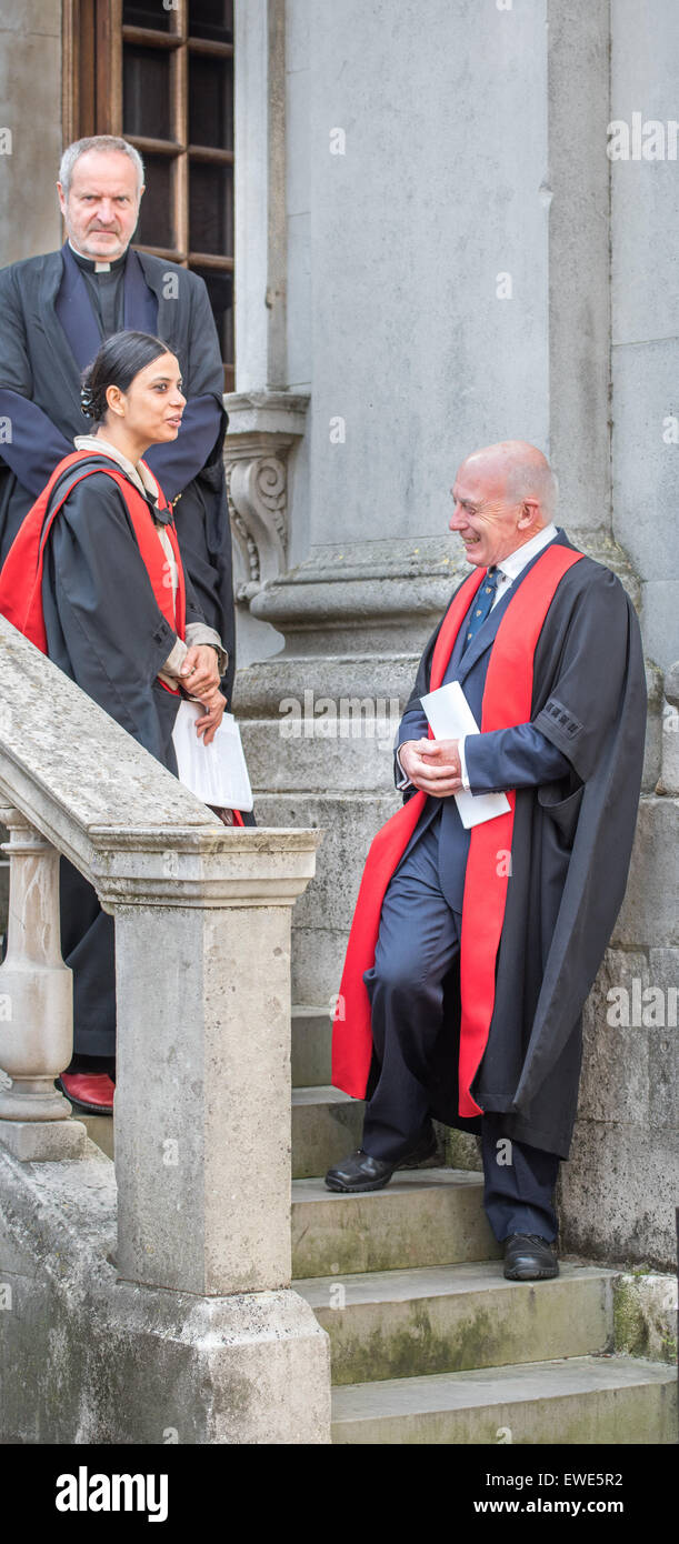 Graduation of students from Trinity college, Cambridge, at Senate House ...