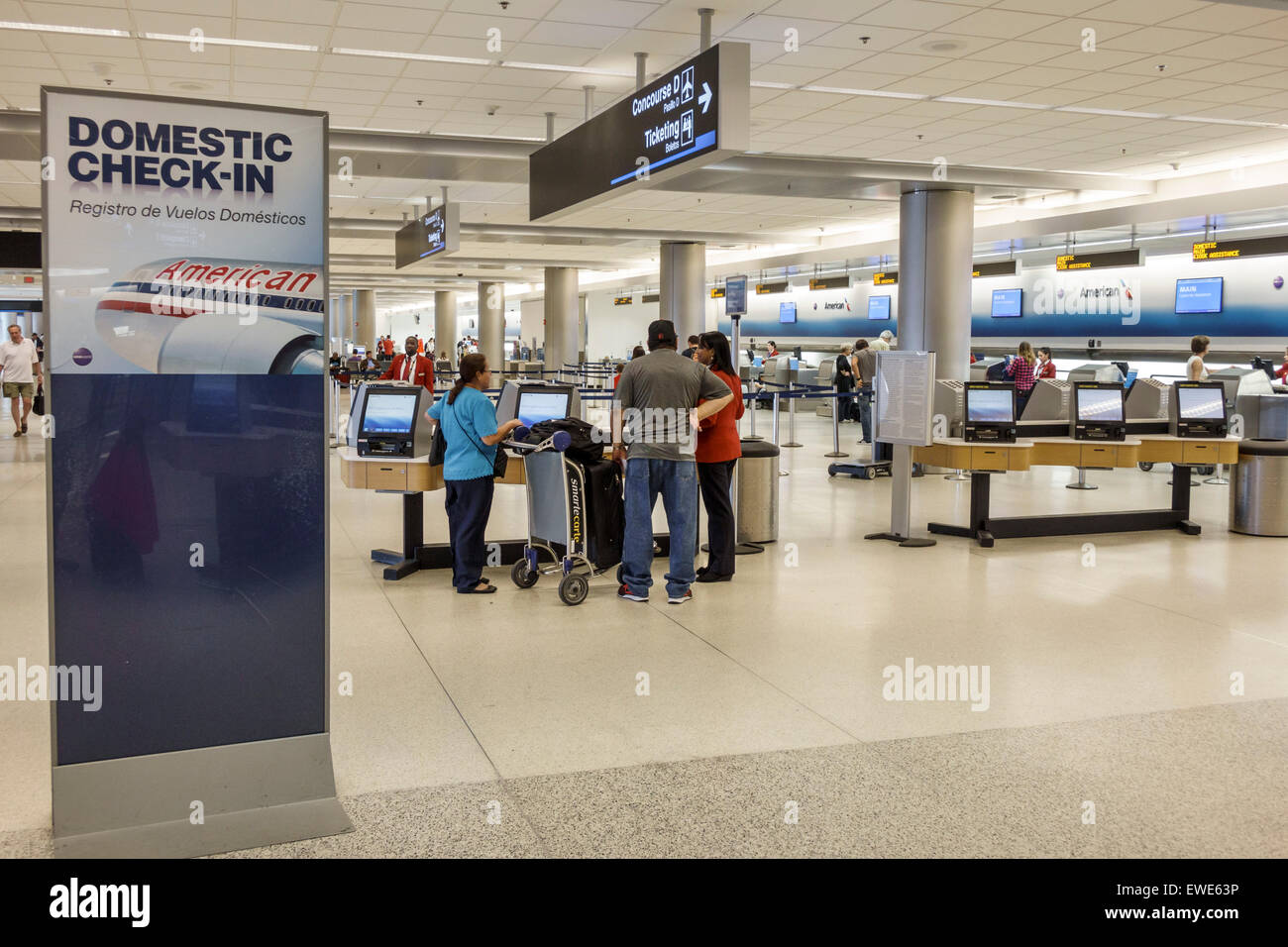 American Airlines Miami Terminal High Resolution Stock Photography and ...