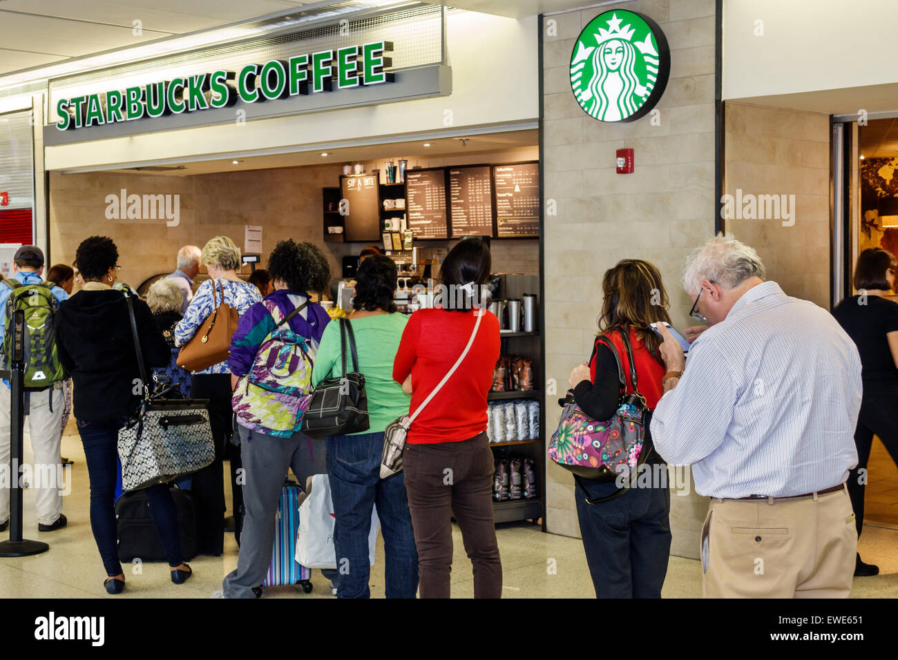 Miami Florida,International Airport,MIA,interior inside,terminal,gate ...