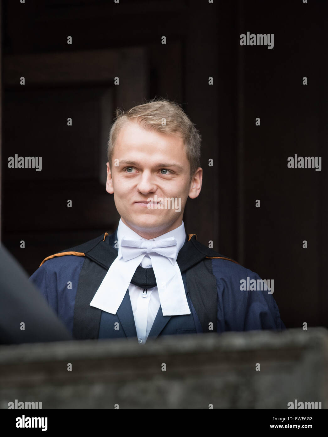 Graduation of students from Trinity college, Cambridge, at Senate House ...