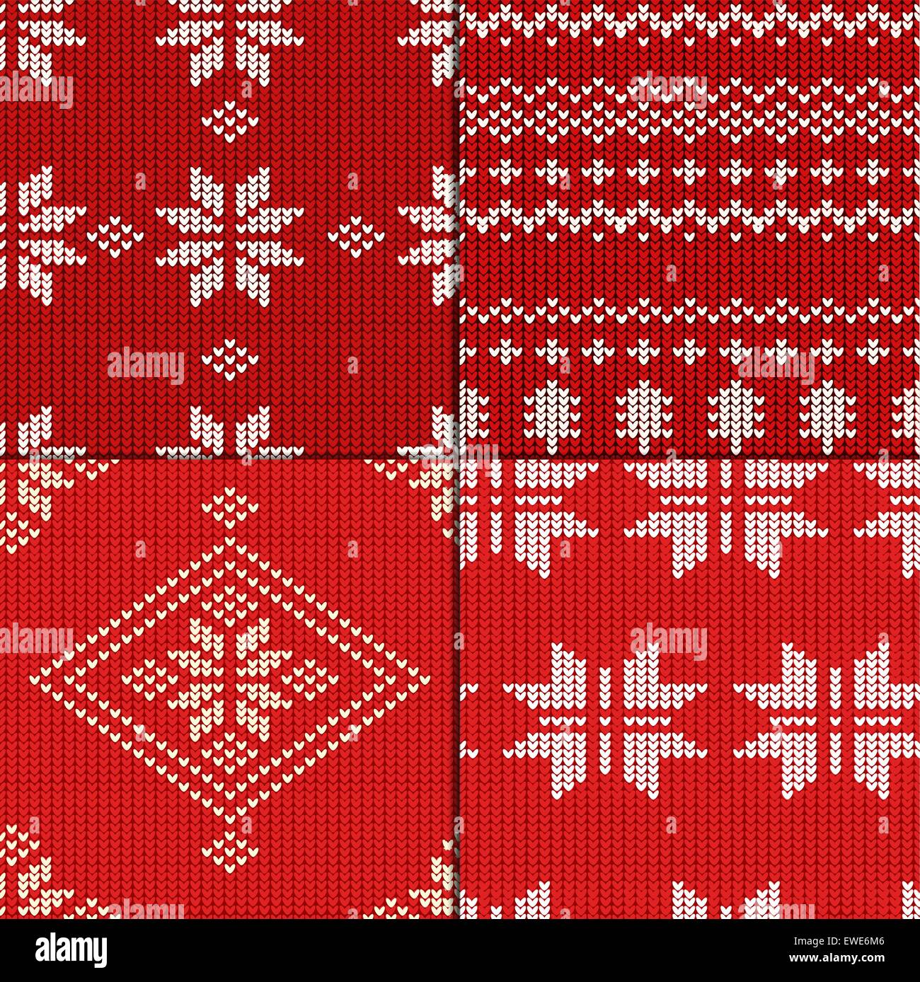 Knitting Pattern set Stock Vector Image & Art - Alamy