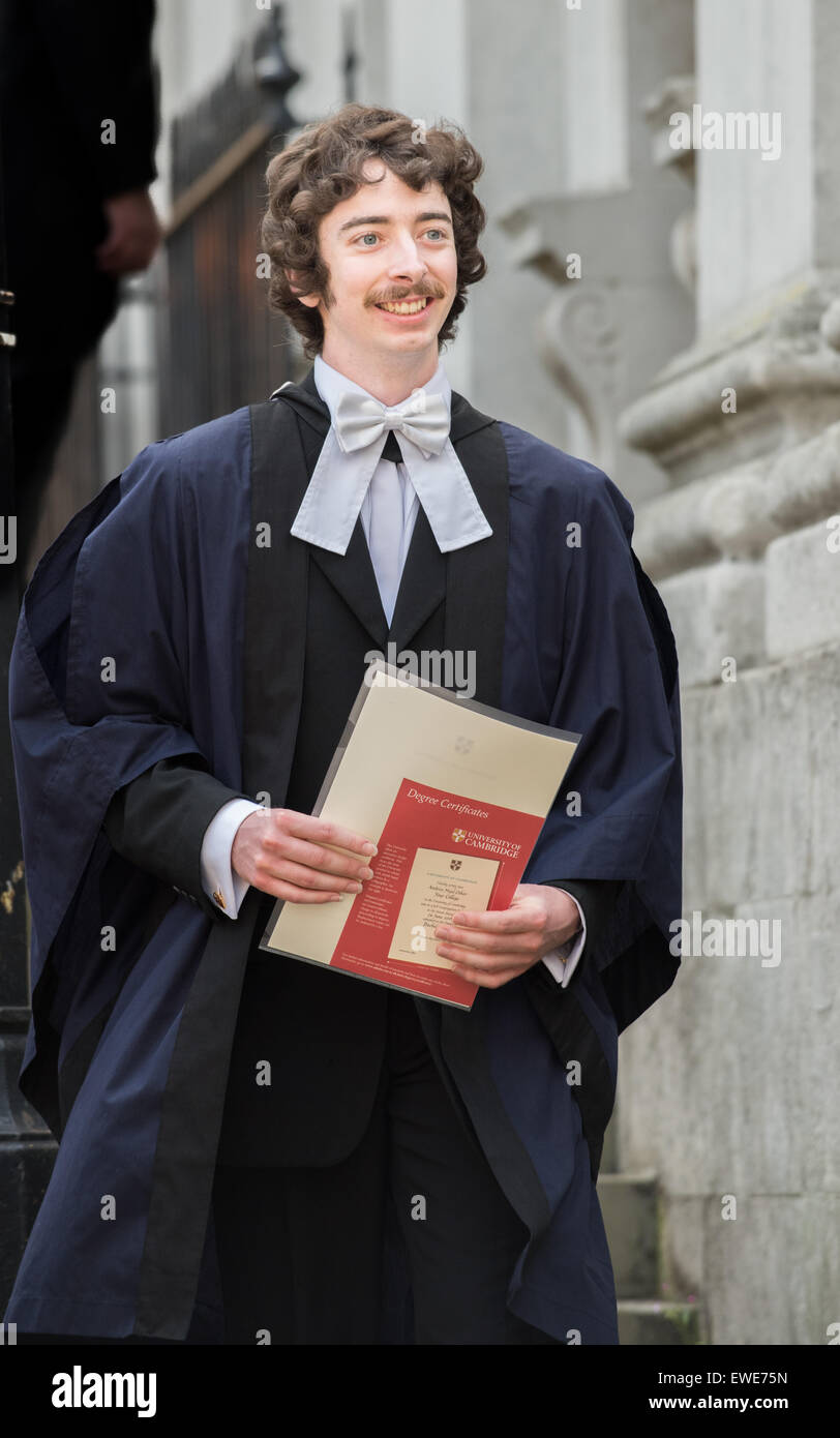 Graduation of students from Trinity college, Cambridge, at Senate House ...