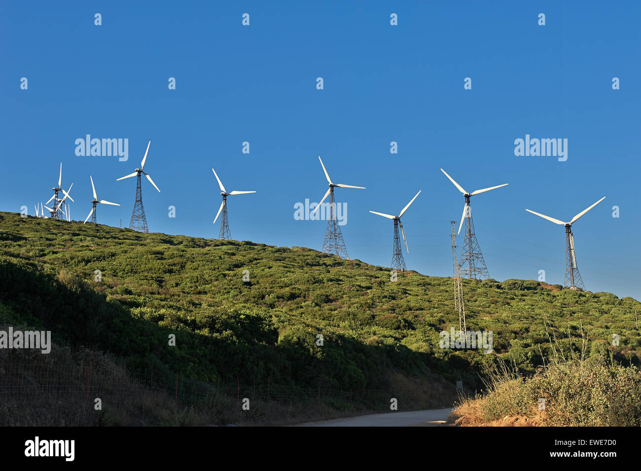 Spain, wind turbines Stock Photo - Alamy