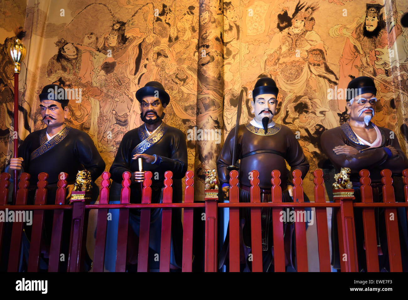 - Guardian deity statues Chenghuang Miao Temple, the City God Temple ...