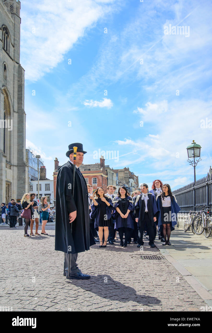 Graduation of students from Trinity college, Cambridge, at Senate House ...