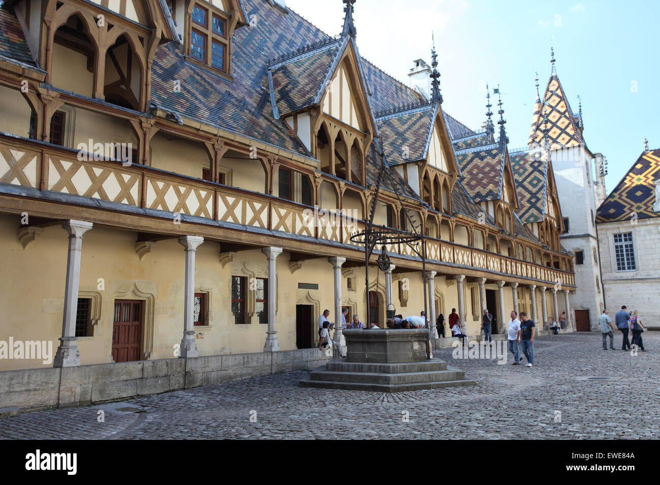 Hospices de Beaune, l'Hotel-Dieu founded by Nicolas Rolin and his wife ...