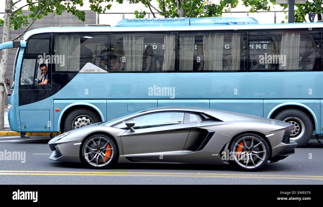 Ferrari Shanghai Town City China Chinese Stock Photo - Alamy