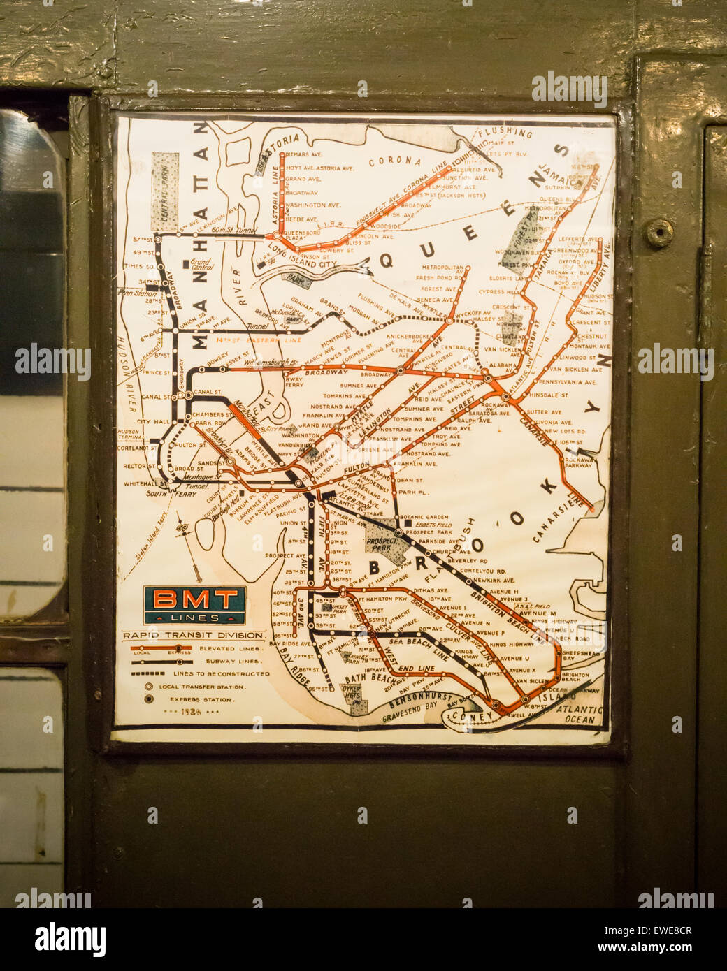 Manhattan island map hi-res stock photography and images - Alamy