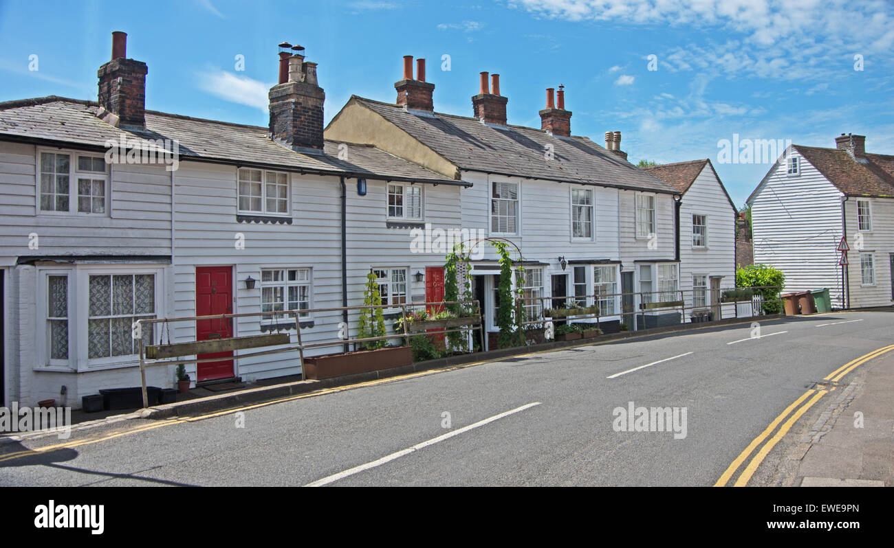 Cranbrook Cottages Kent England Stock Photo - Alamy