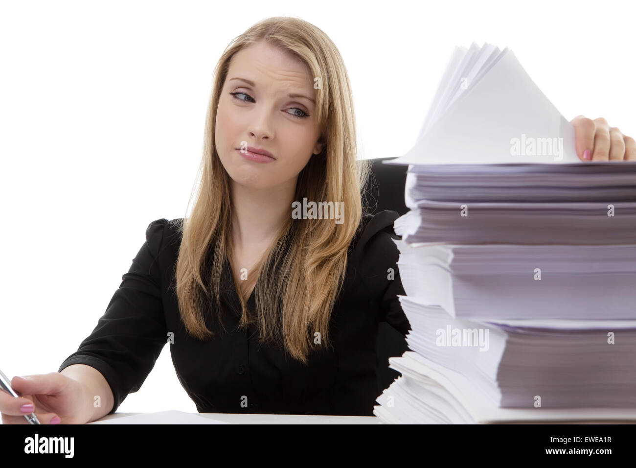 Frustrated paperwork hi-res stock photography and images - Alamy
