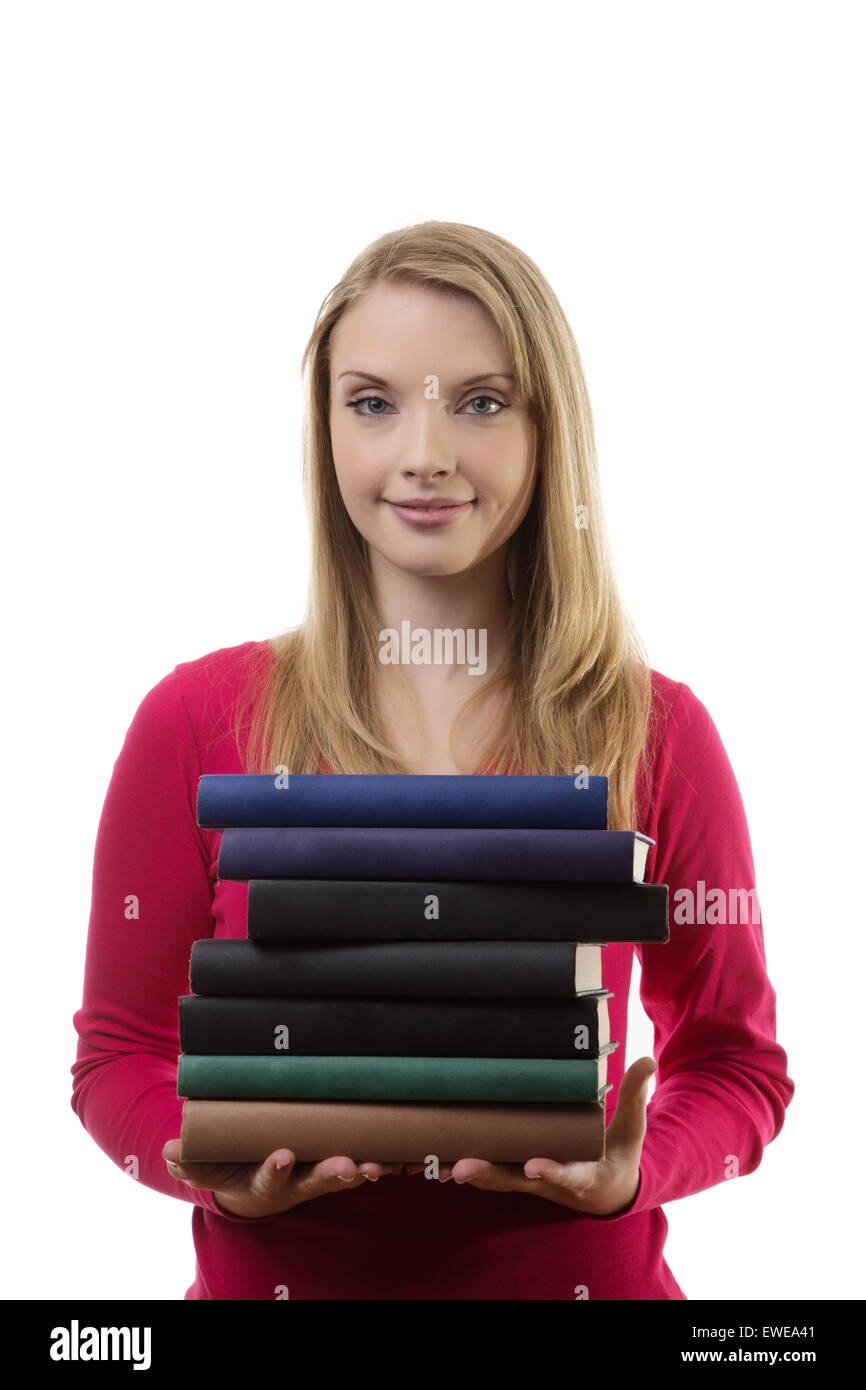 Person holding large book hi-res stock photography and images - Alamy