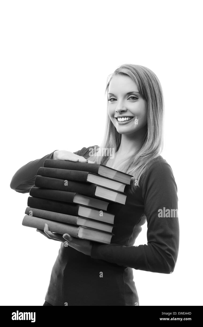 Person holding large book hi-res stock photography and images - Alamy