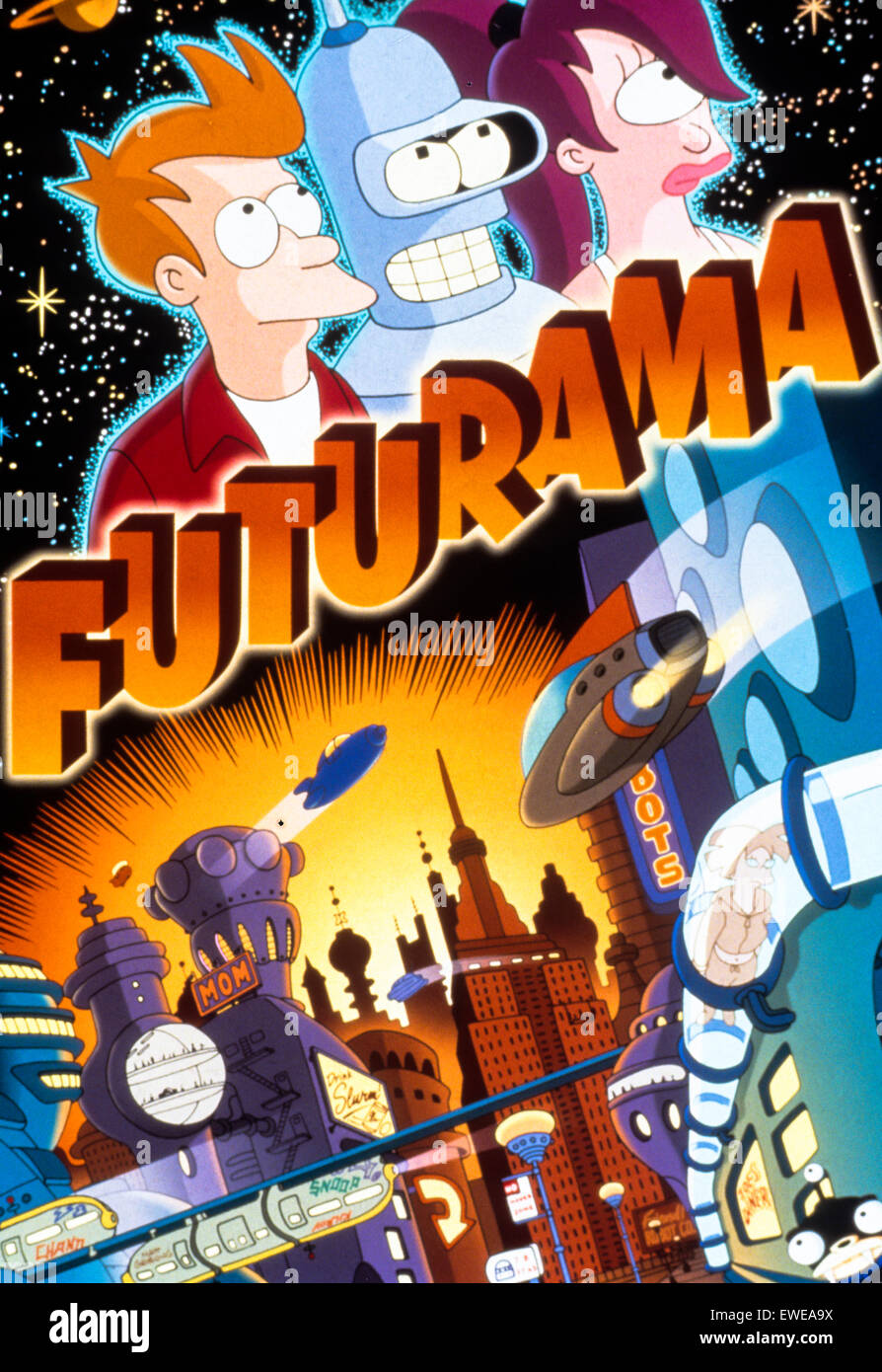 Futurama cartoon hi-res stock photography and images - Alamy
