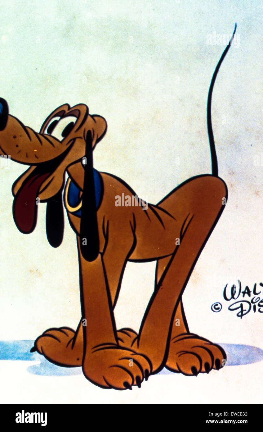 Pluto cartoon hi-res stock photography and images - Alamy