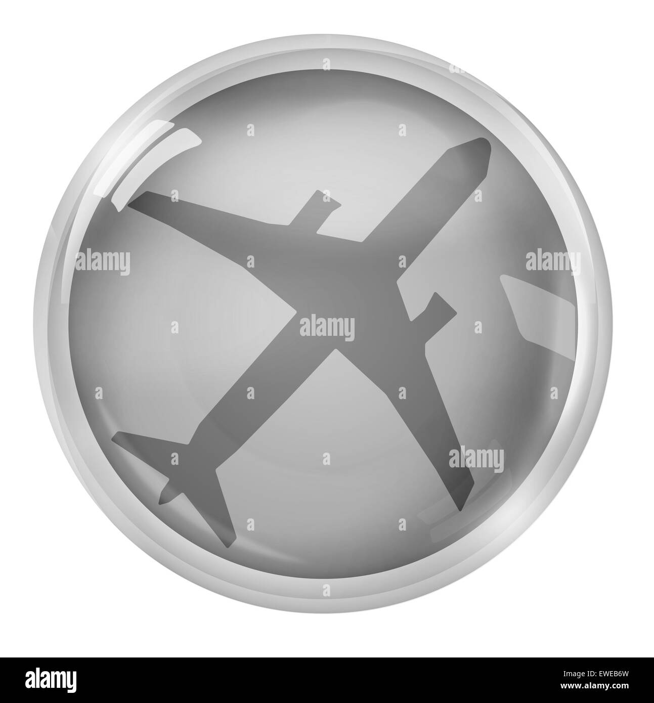 Round Icon Button Symbol Stock Photo - Alamy