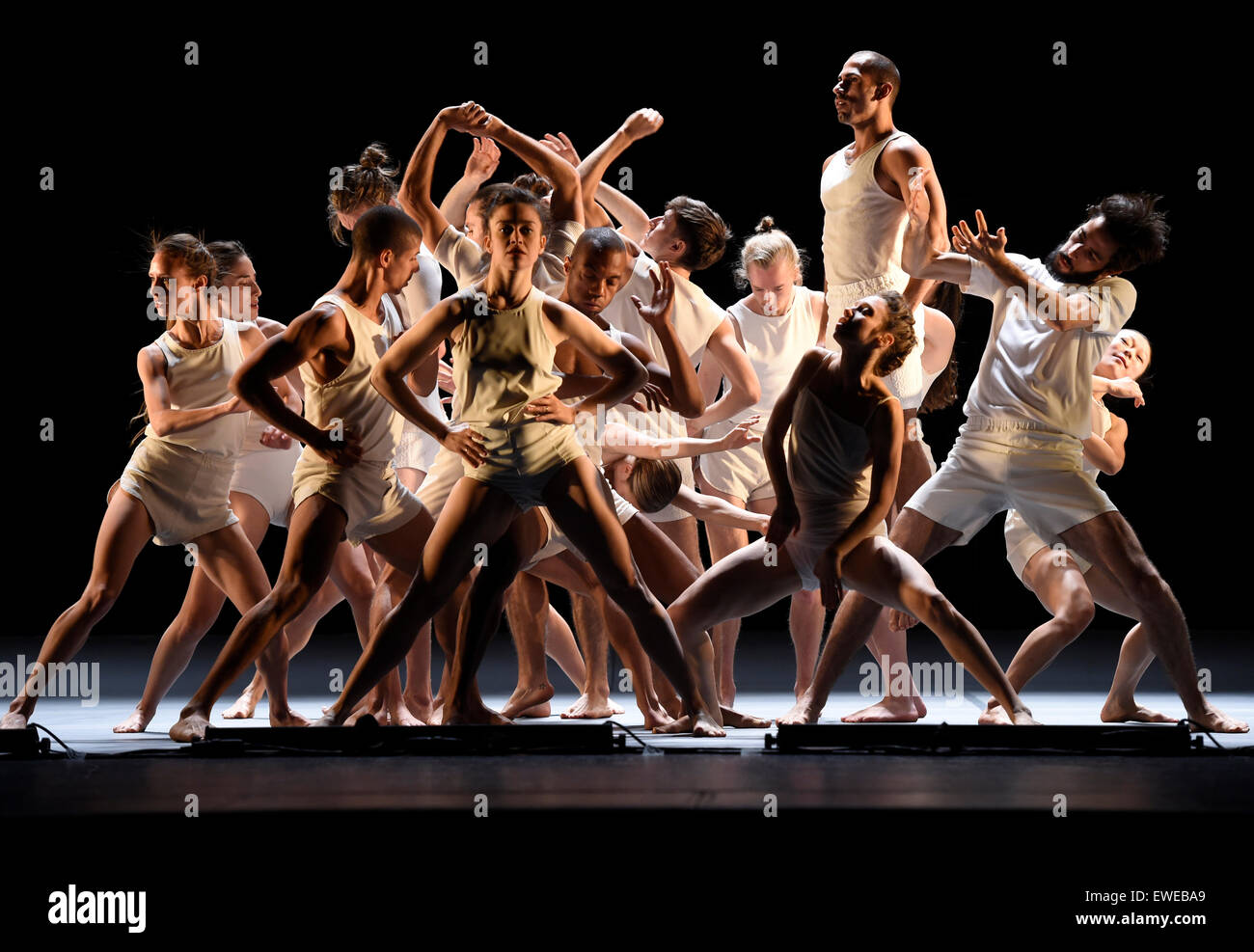 Dancers perform a part of Last Work, the latest piece by Ohad Naharin ...