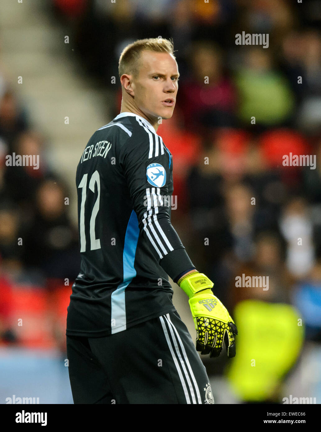 Prague, Czech Republic. 23rd June, 2015. Germany's goalkeeper Marc ...