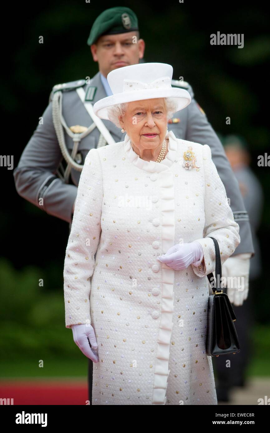 Berlin, Germany. 24th June, 2015. Queen Elizabeth of the United Kingdom ...