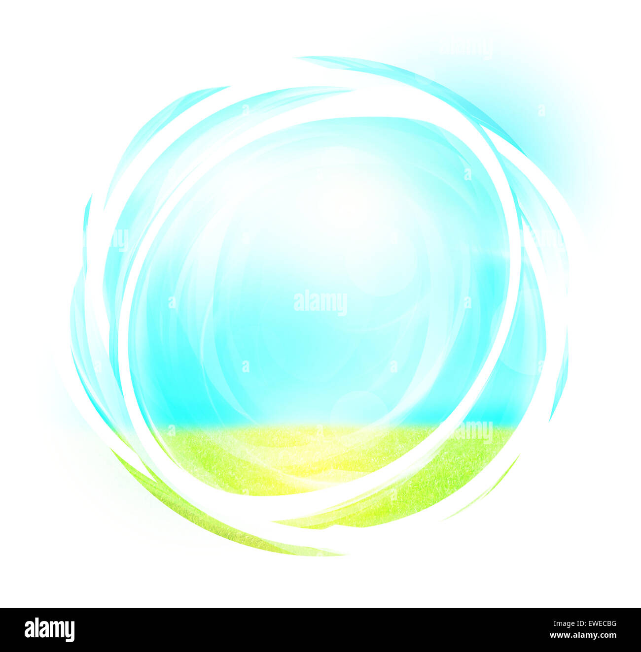 round bright color Stock Photo - Alamy