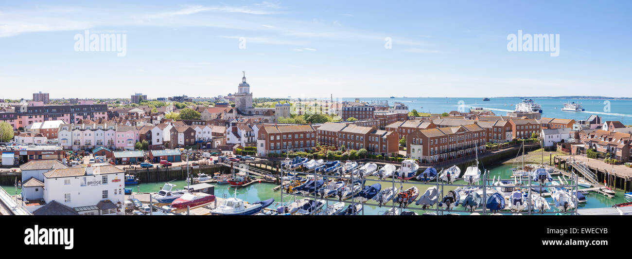 A panoramic view of the Solent seen from the top floor at the newly ...