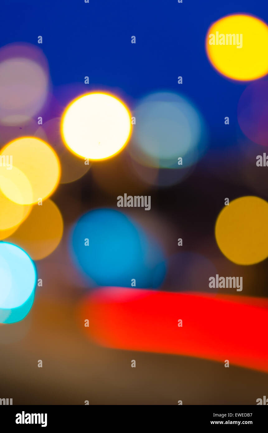 Night city bokeh lights hi-res stock photography and images - Alamy