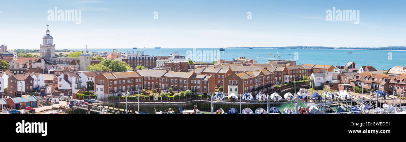 A panoramic view of the Solent seen from the top floor at the newly ...
