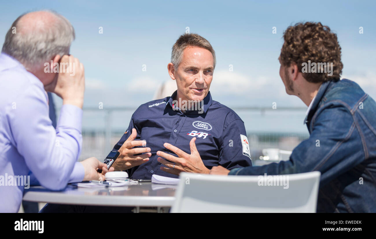 Former McLaren supremo, now Land Rover BAR CEO, Martin Whitmarsh during ...