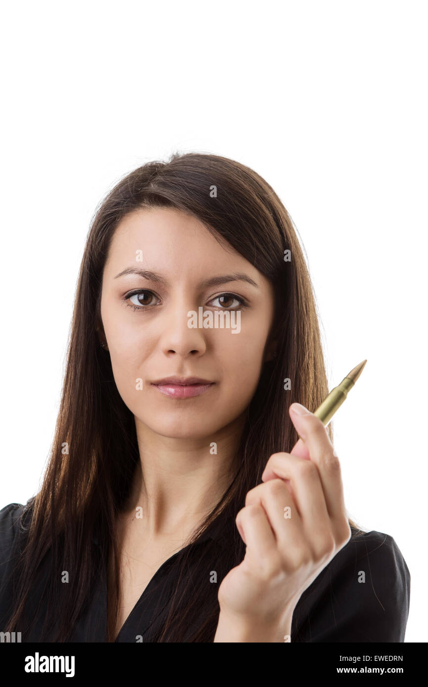 Person holding a bullet hi-res stock photography and images - Alamy