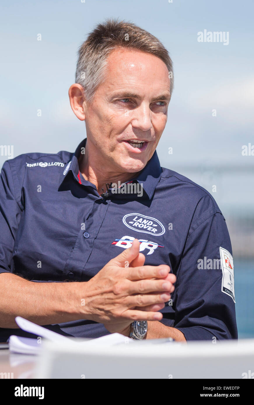 Former McLaren supremo, now Land Rover BAR CEO, Martin Whitmarsh during ...