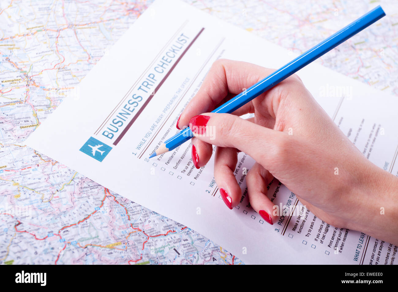 Check list hi-res stock photography and images - Alamy