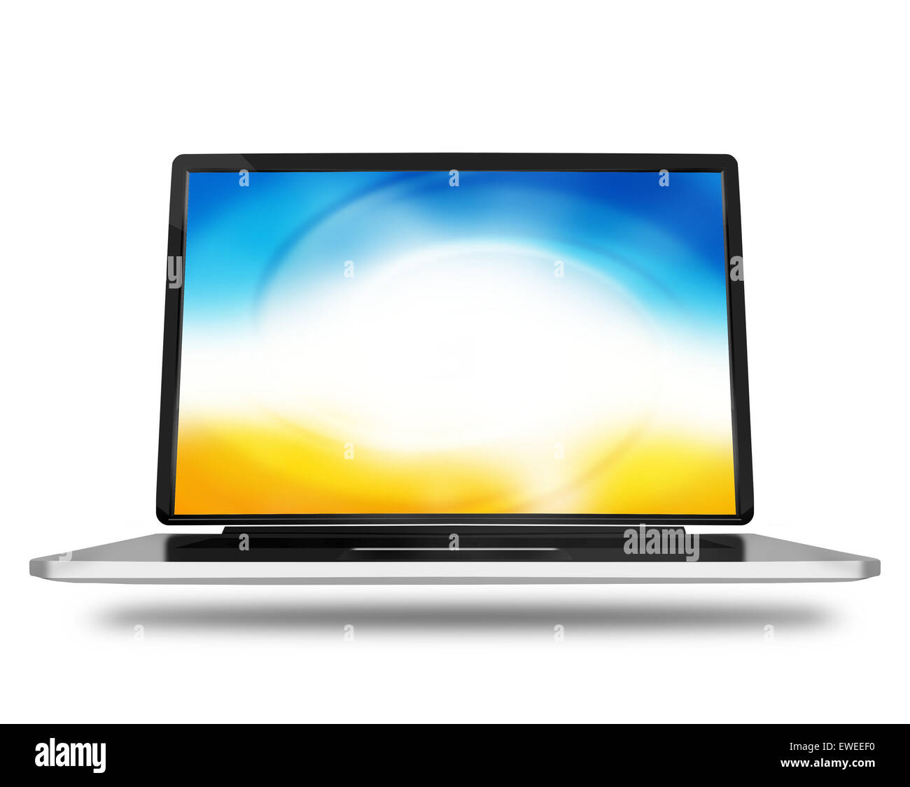 Fresh Color Laptop Screen Stock Photo - Alamy