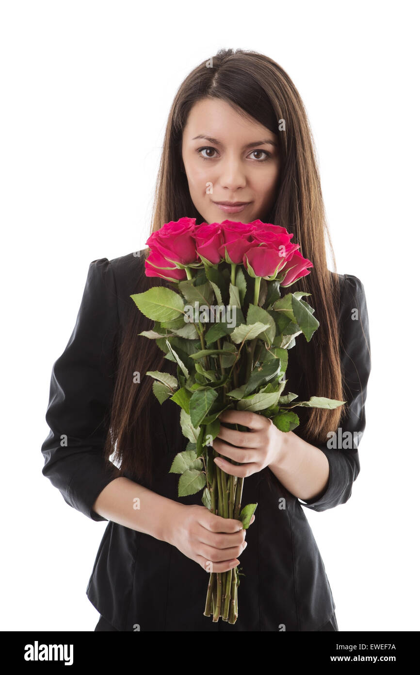 Portrait of a young lady as flora hi-res stock photography and images - Alamy
