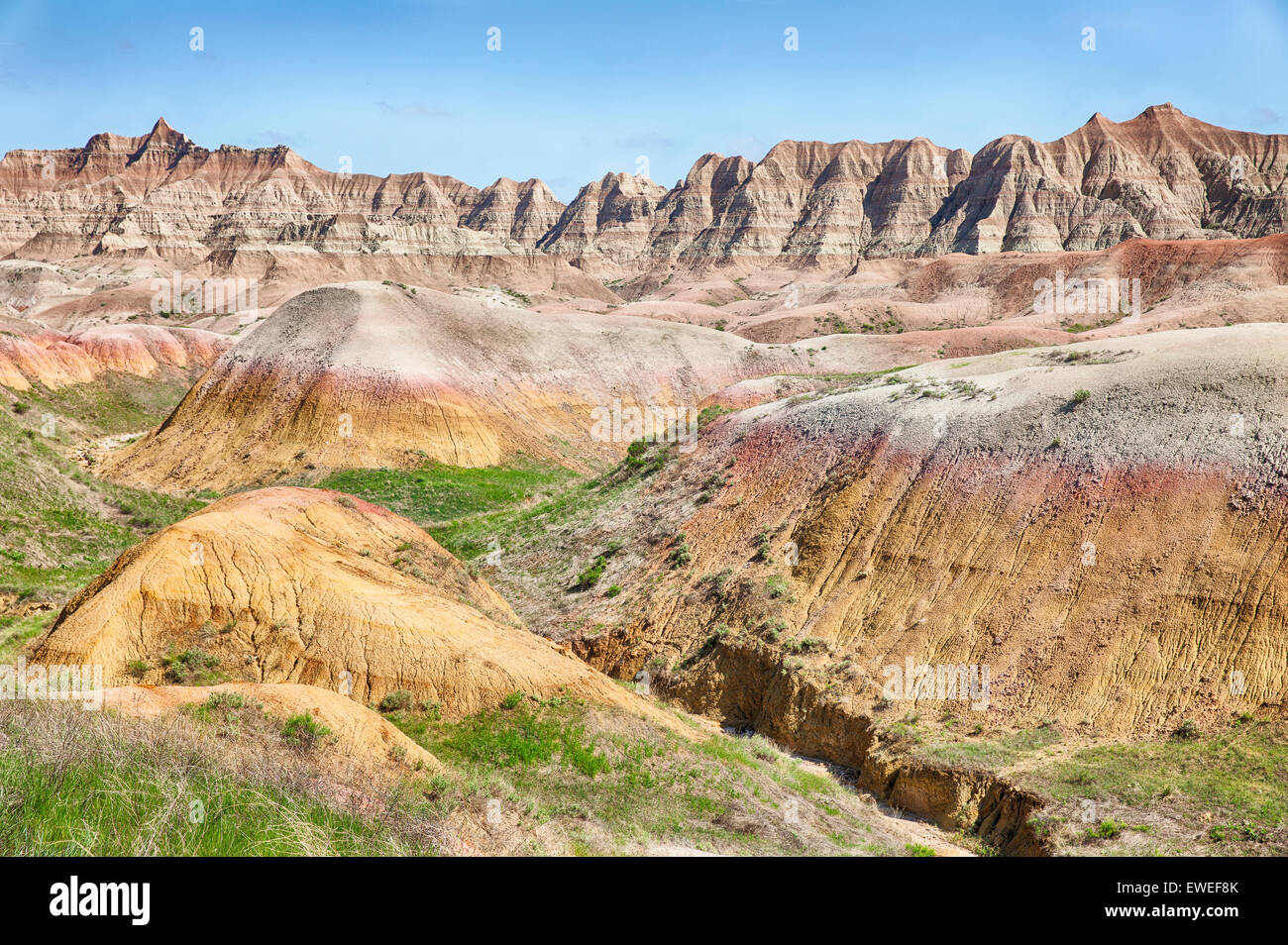 South Dakota Badlands Landscape Stock Photo - Alamy