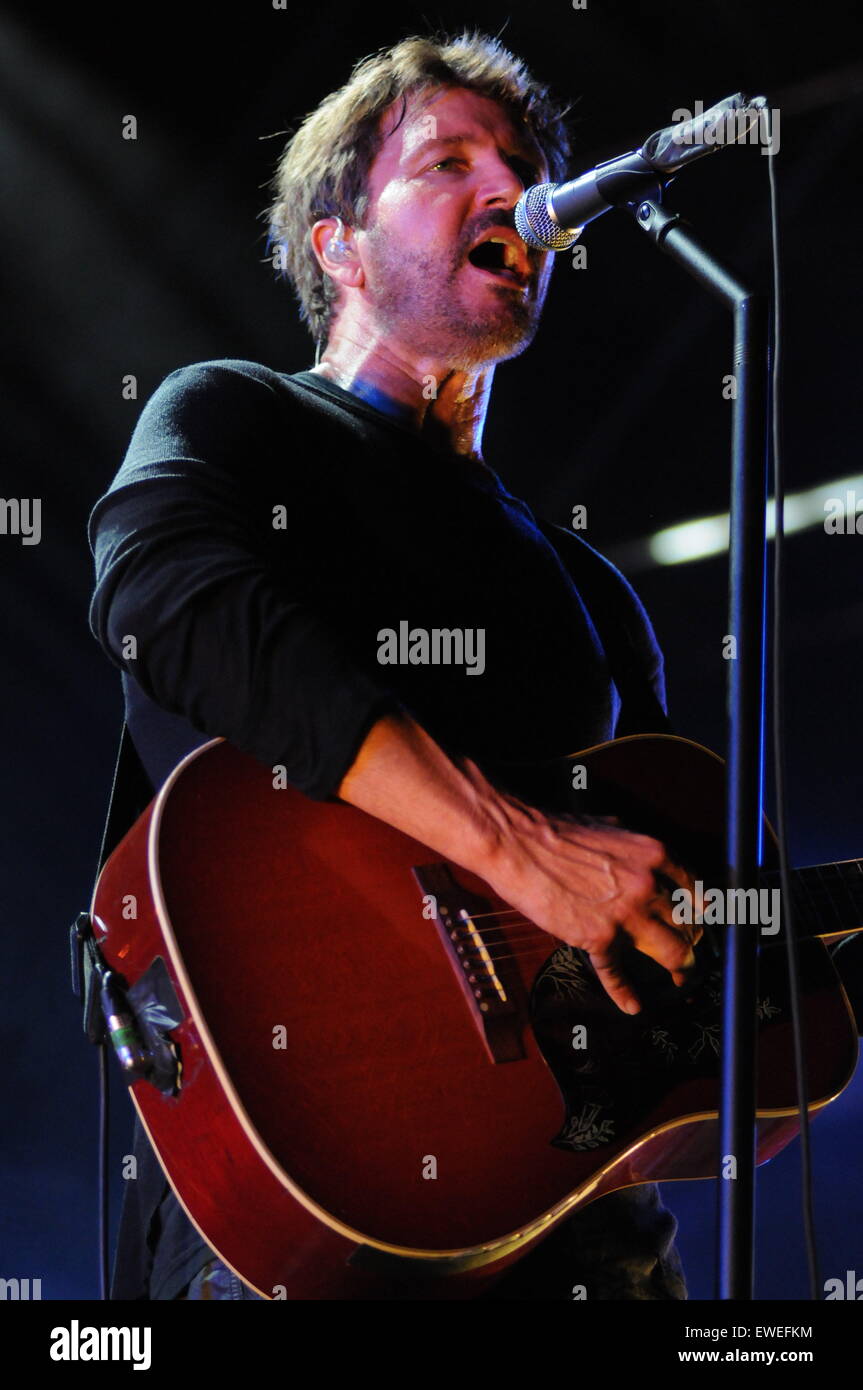 New York, New York, USA. 19th June, 2015. Stephan Jenkins of 'Third Eye ...