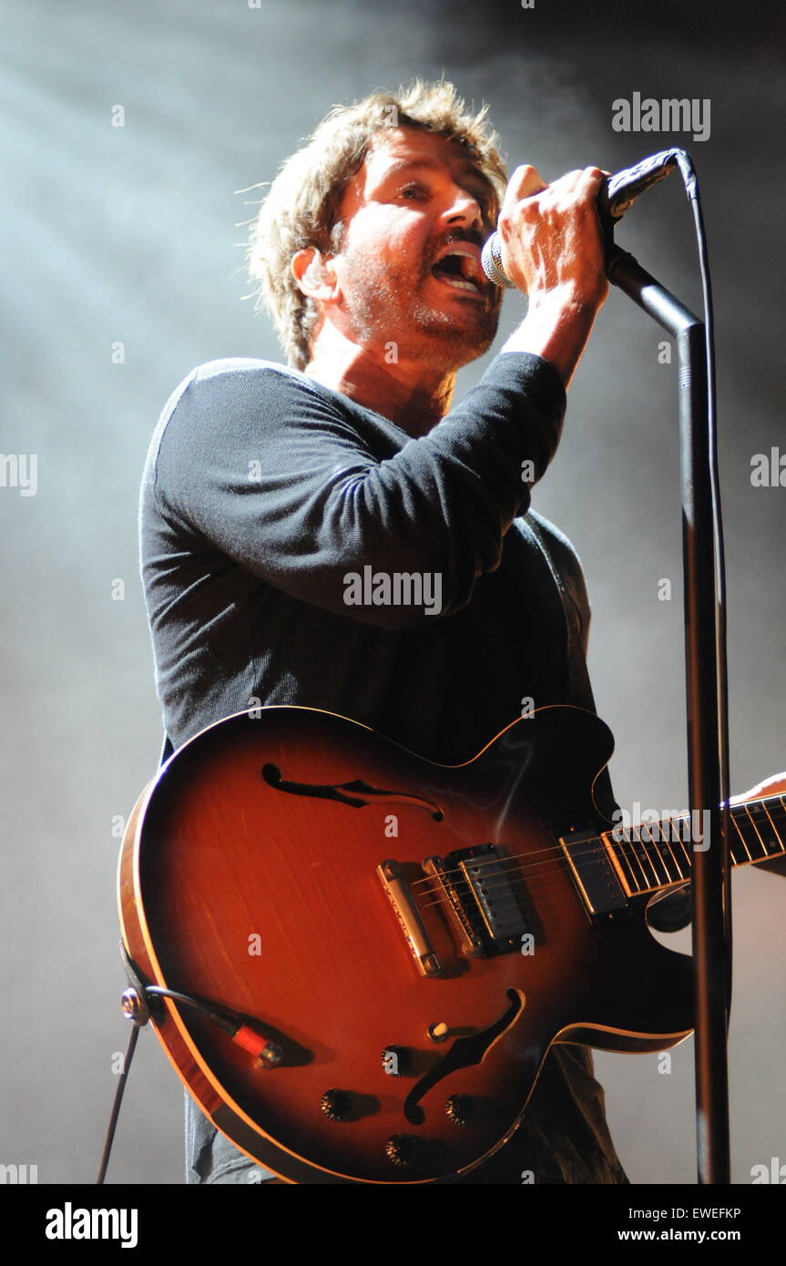 New York, New York, USA. 19th June, 2015. Stephan Jenkins of 'Third Eye ...
