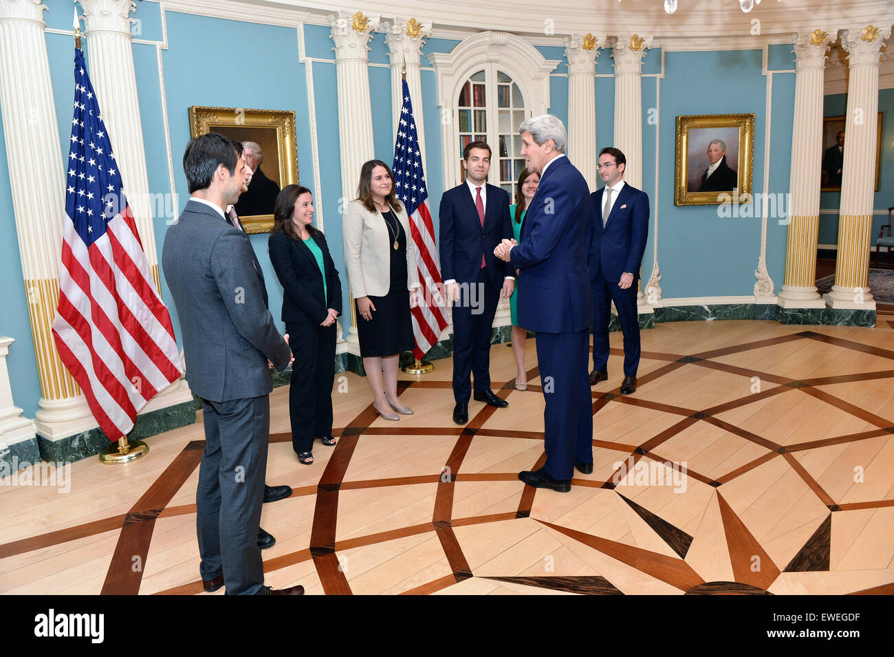 U.S. Secretary of State John Kerry meets with the Transatlantic ...