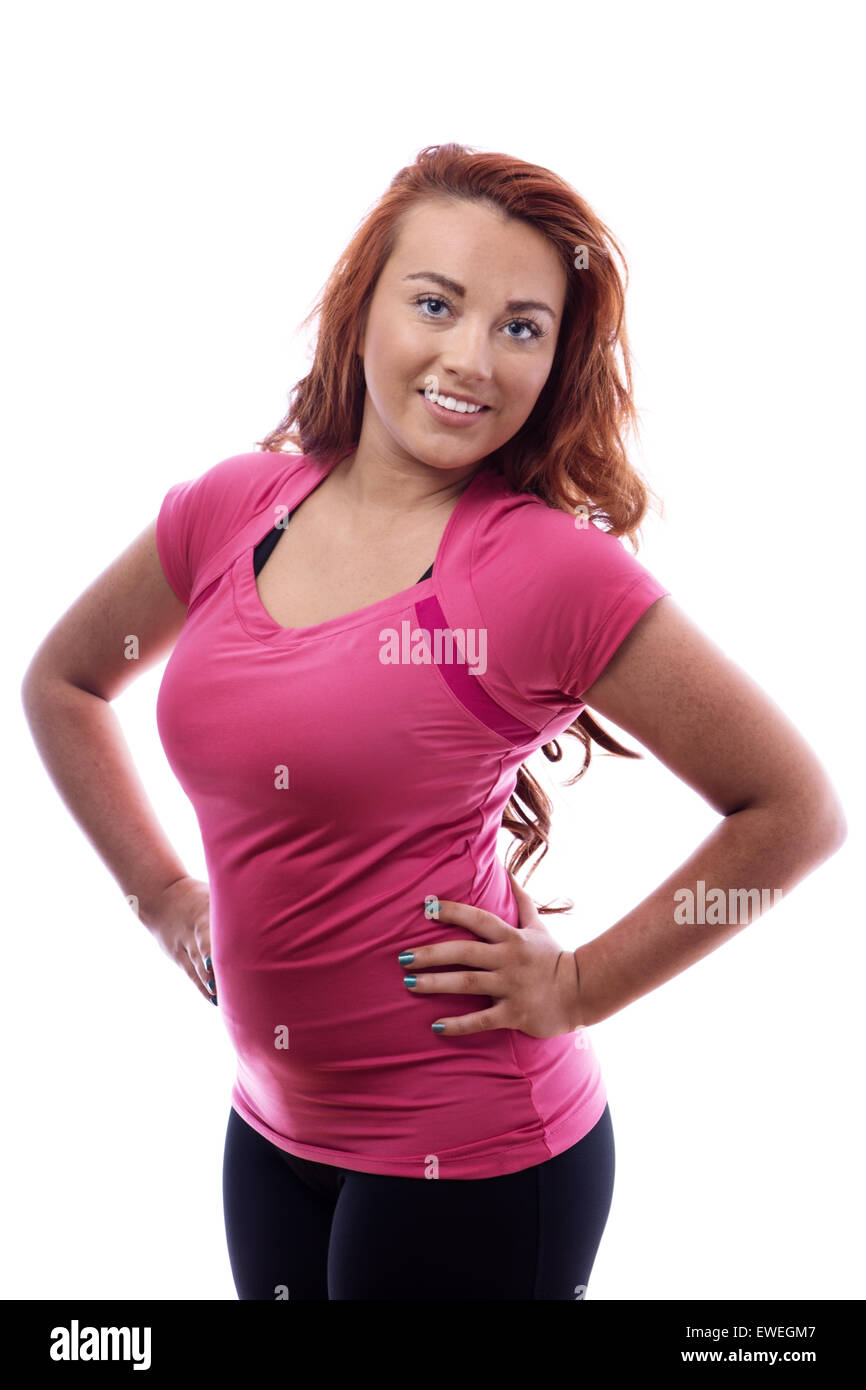 Woman in gym clothes wearing hi-res stock photography and images - Alamy